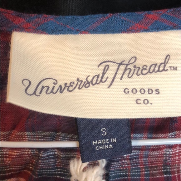 Universal Thread | Tops | Universal Thread Plaid Top New With Tag ...